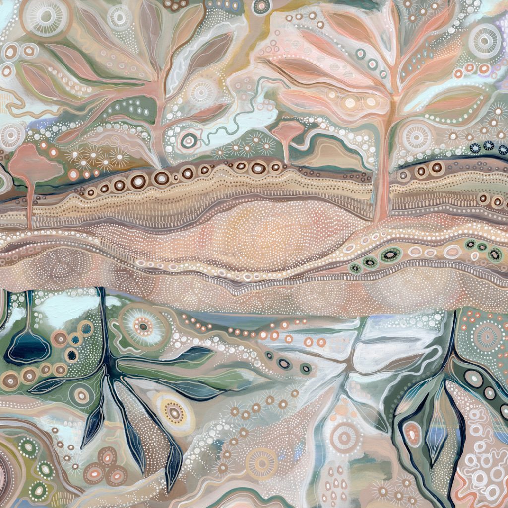 ‘Juggi Jali’ Sacred Tree – Original – Holly Sanders Art